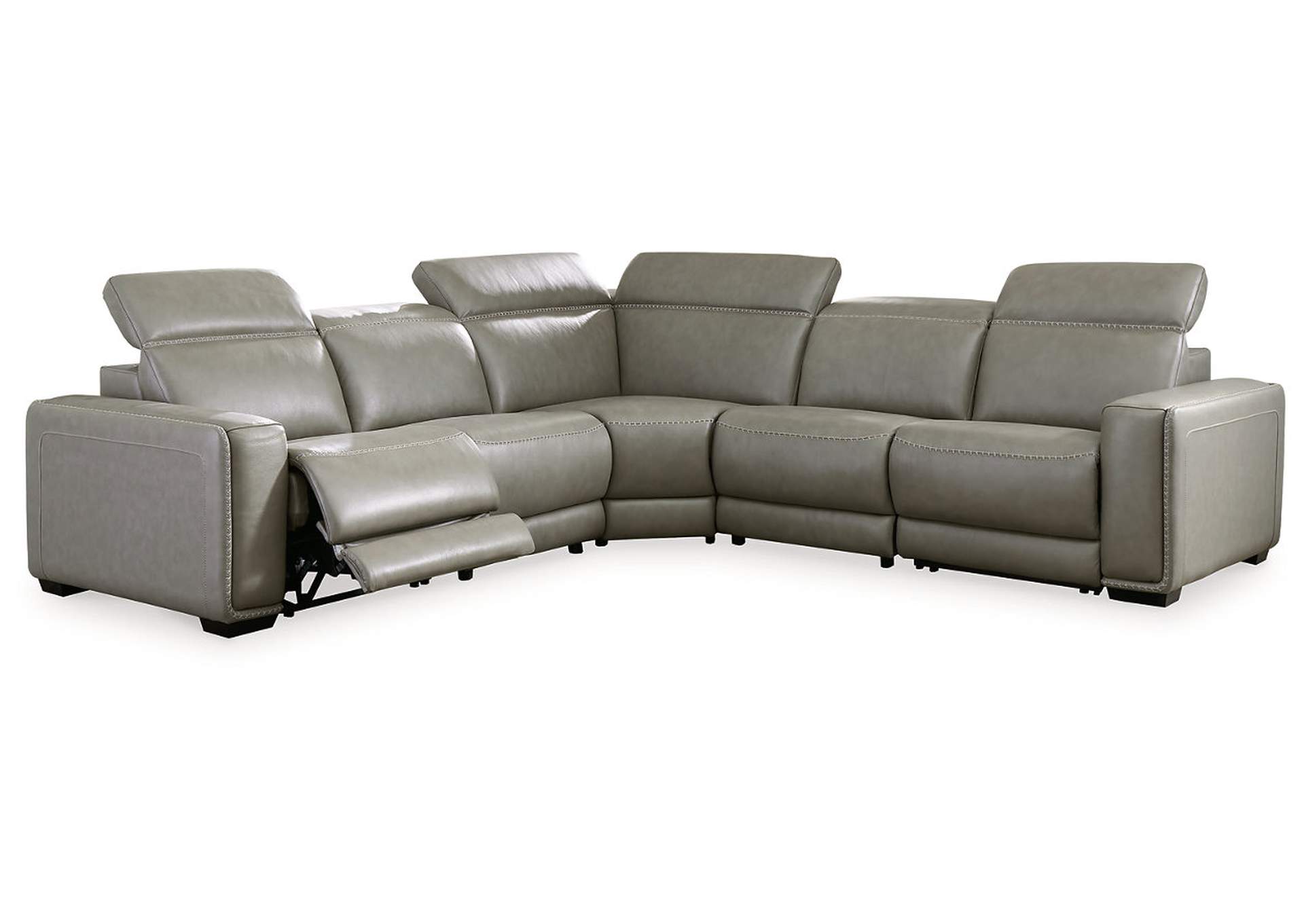 Kuka Leather Reclining Sectional Sofa | Baci Living Room