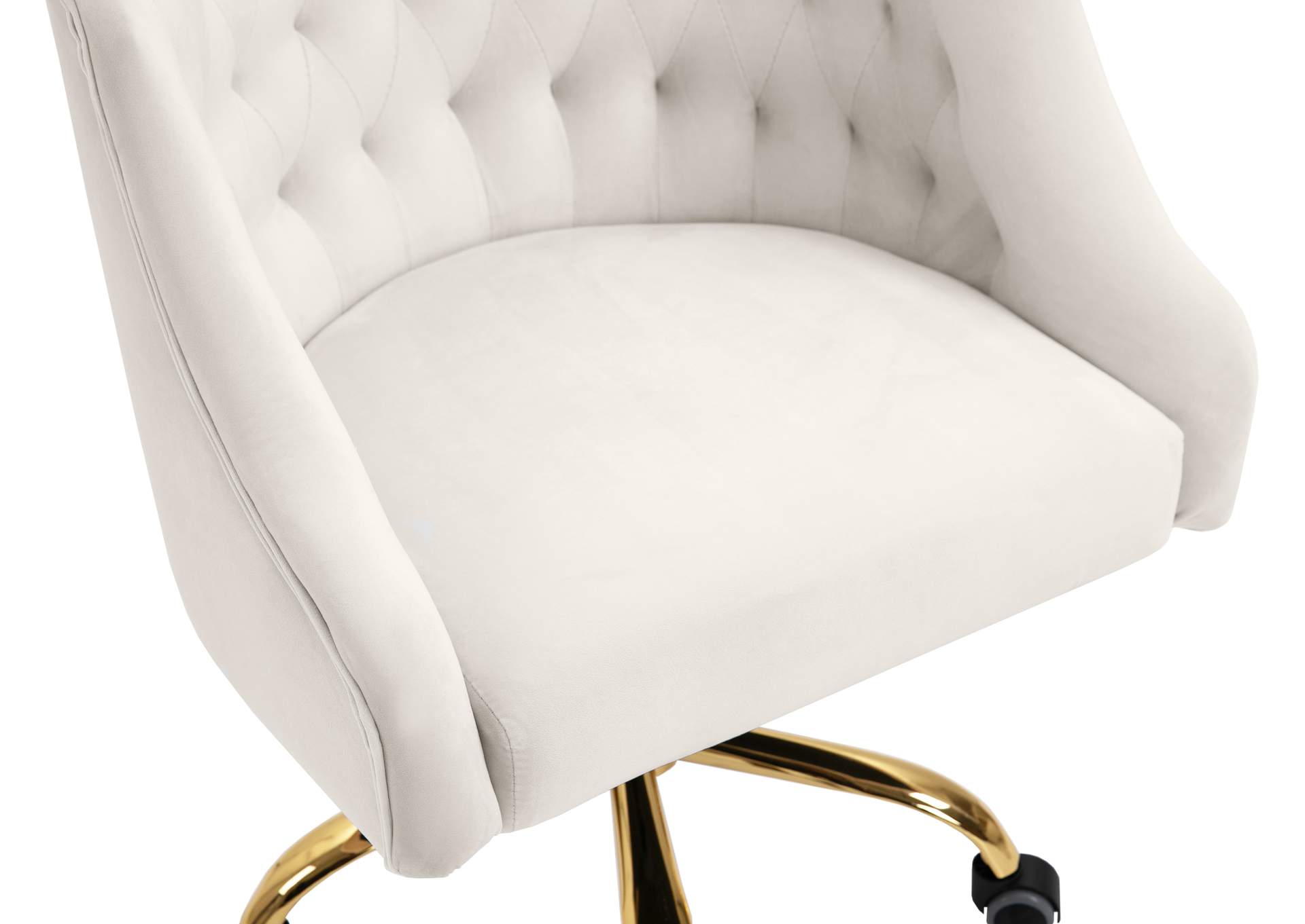 Arden Cream Velvet Office Chair Renaissance | Philadelphia, PA